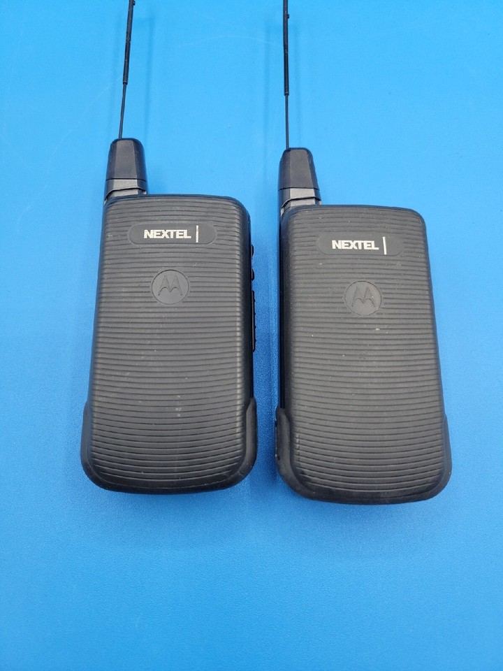 (2) Two Motorola Nextel i576 Walkie Talkies w/ Direct Talk and Enhanced ...
