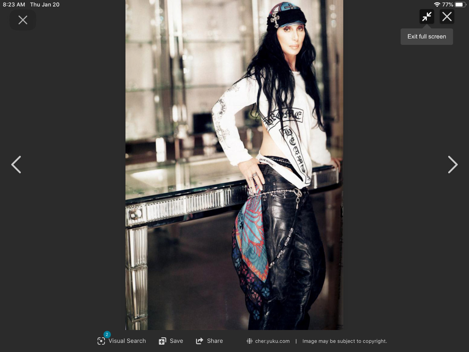 CHROME HEARTS BODY WALLET CHAIN CUSTOM MADE FOR CHER … - Gem