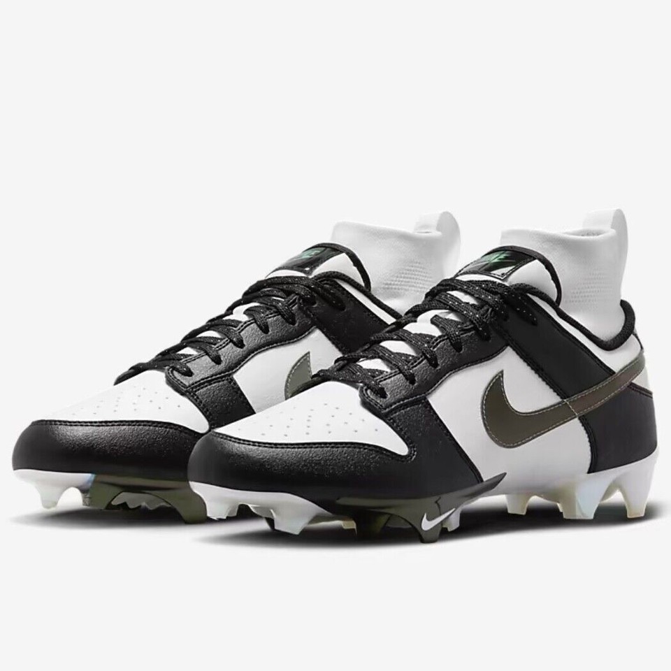 Nike Vapor Edge Dunk Panda Black White Football Cleats Men's RARE NEW ...