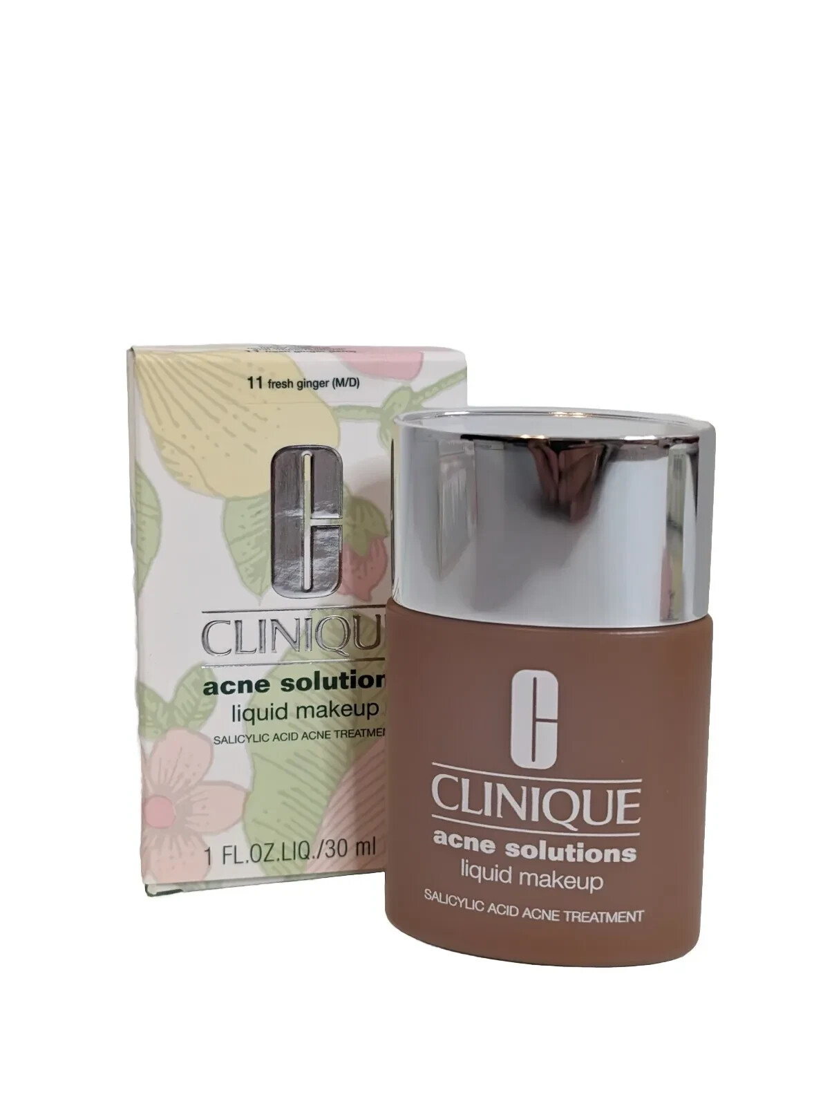 New Clinique Acne Solutions Liquid Makeup CN 40 Cream Chamois 30ml | eBay