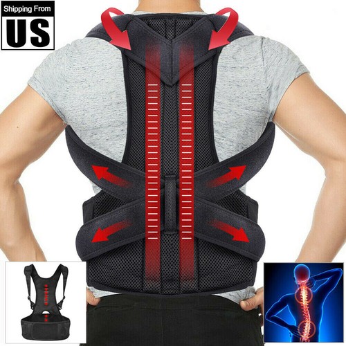 Posture Back Corrector-Shoulder Bandage Corset-Back Orthopedic Brace ...