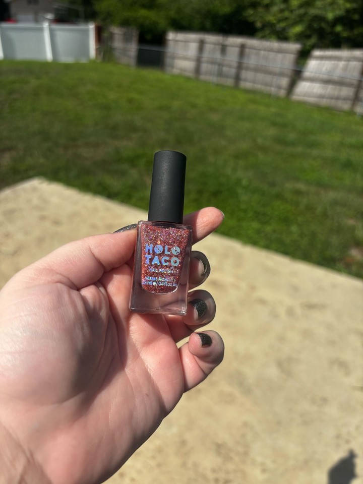 Holo Taco Byte My Peach pixel-shaped holo glitters Used Once | eBay