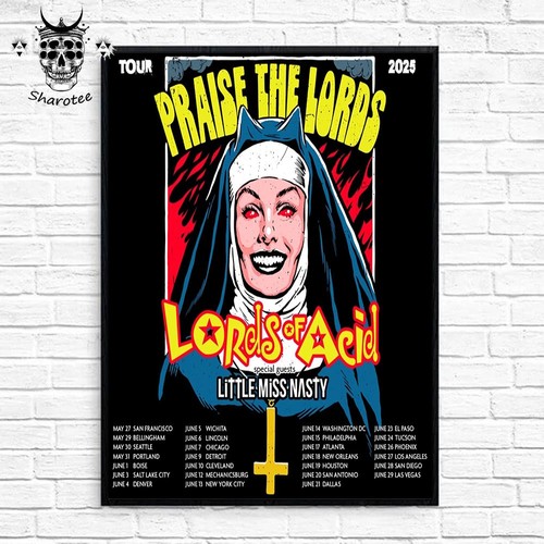 NEW Lords Of Acid Praise The Lords Tour 2025 With Special Guests Little ...