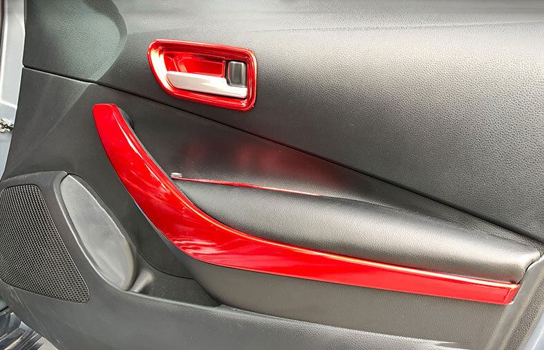 Red Inner Door Panel Cover Trim 2pcs For Toyota GR Corolla Hatchback ...