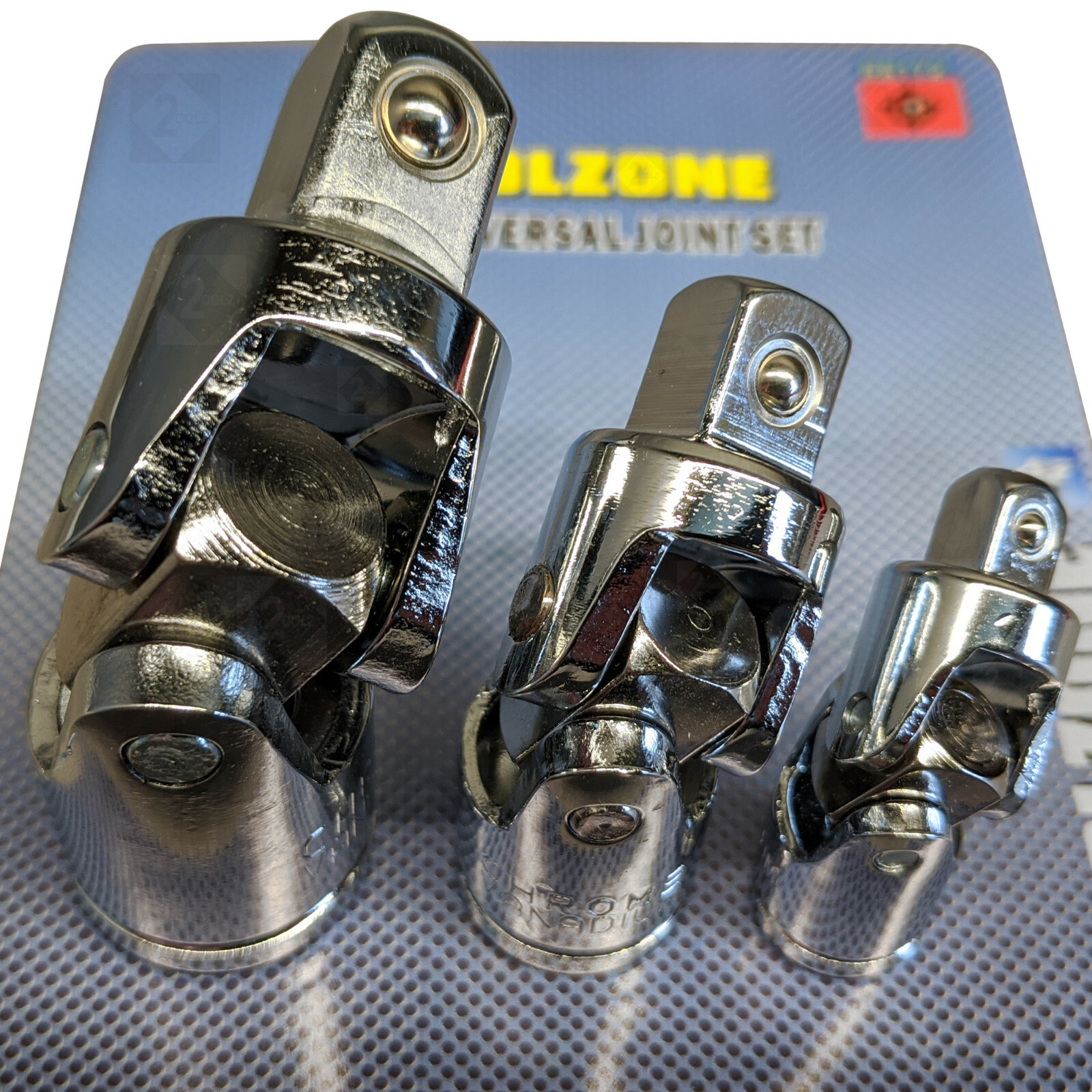 Universal Joint Socket Adapter Flexible Knuckle Socket Joint Set 1/2 1/ ...