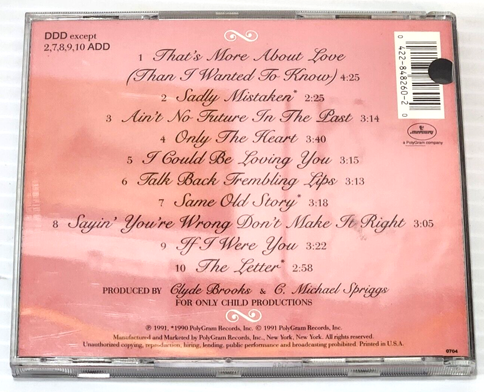 Ronna Reeves Only the Heart CD 1991 Polygram | eBay