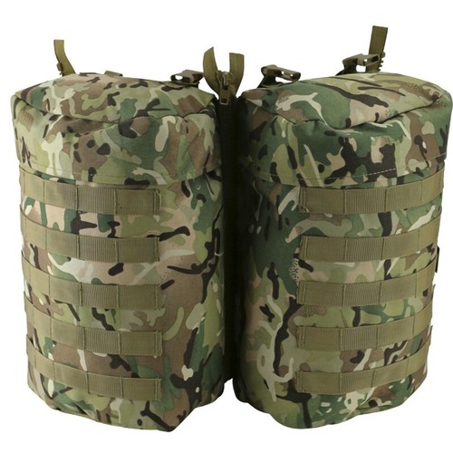 PAIR OF PLCE MOLLE SIDE POUCH BTP MTP CAMO TACTICAL BERGEN PATROL PACK ...
