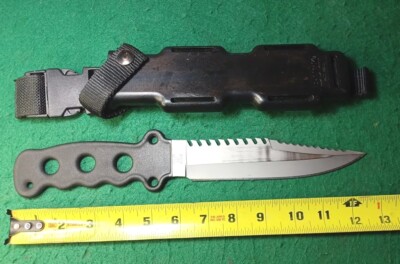 Rare BUCK LT 185 U.S.A. Pat Pending Survival Knife, With Original ...
