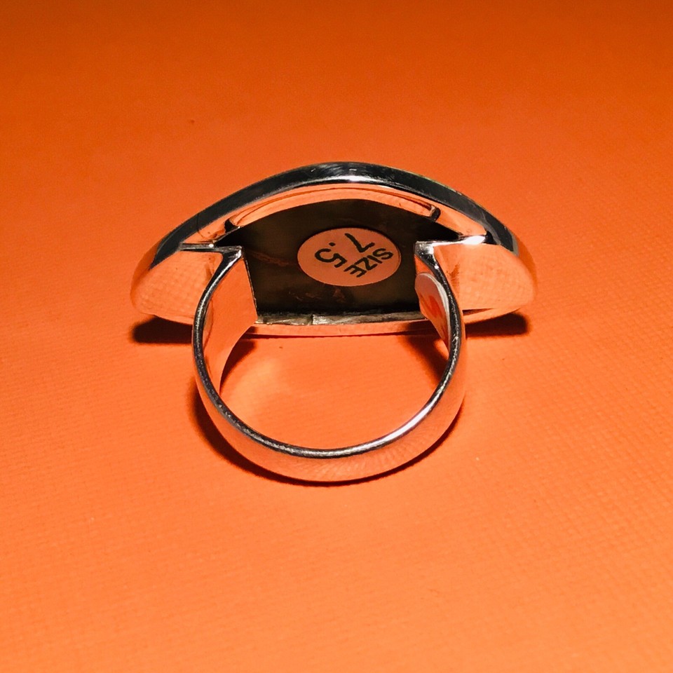 American Gasped Sterling silver Ring Size 7.5 New | eBay