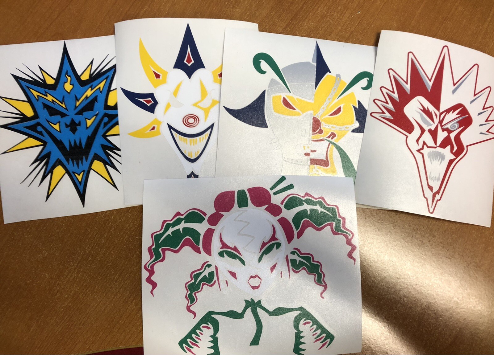 Insane Clown Posse Second Deck Jokers cards set 6” tall vinyl decals | eBay