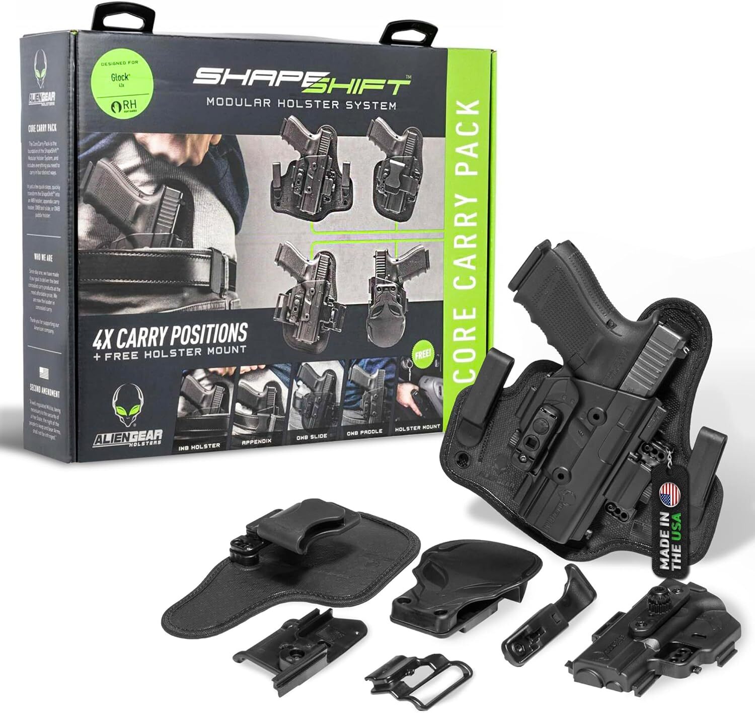 Alien Gear Holsters ShapeShift Core Carry Pack - 4 Carry Positions ...