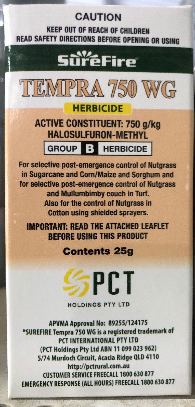 Tempra Nutgrass & Mullumbimby Couch Herbicide 25g Halosulfuron 750g/kg ...