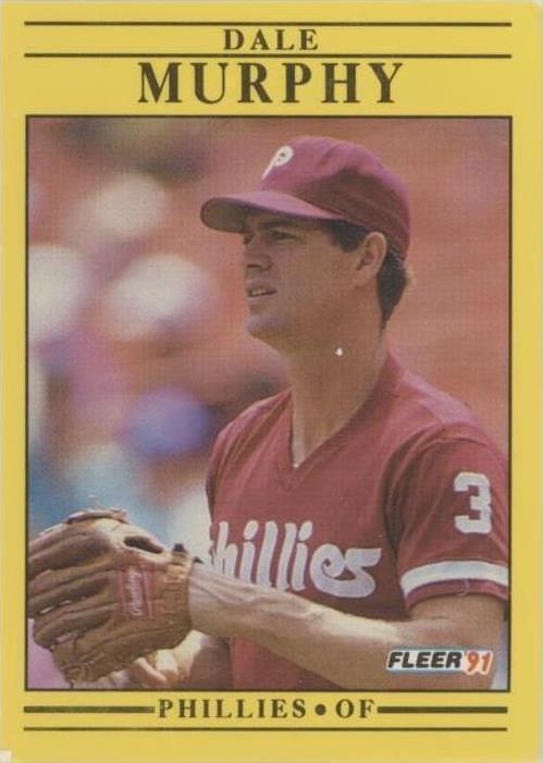 1991 Fleer - Dale Murphy #409 for sale online | eBay
