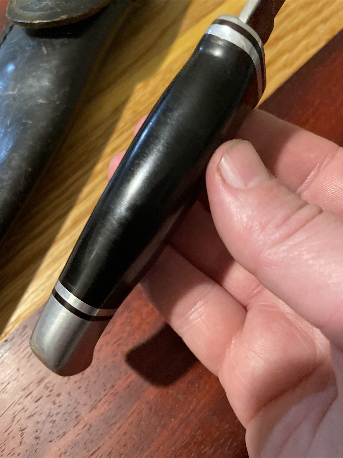 Vintage Pre Date Code Buck 105 Knife 440c Blade USA Orig Sheath Fixed ...