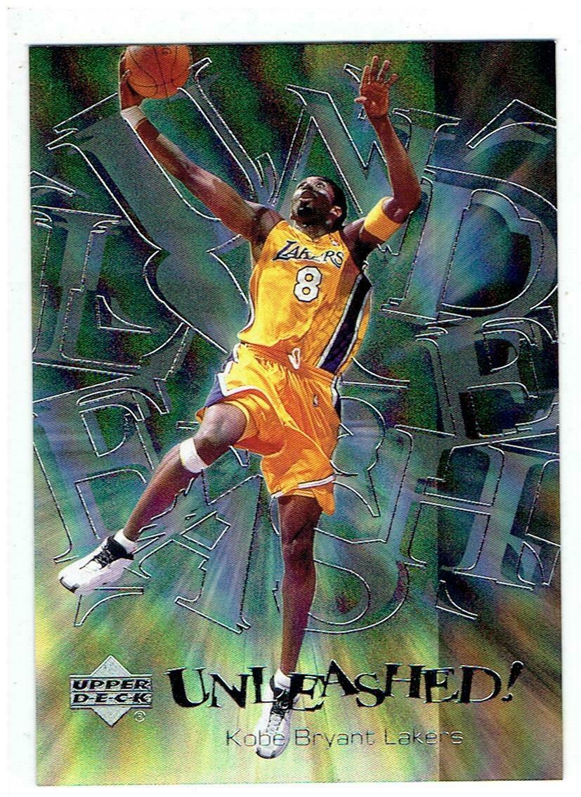 KOBE BRYANT 2000-2001 UPPER DECK UNLEASHED REFRACTOR LOOK CARD!LAKERS ...