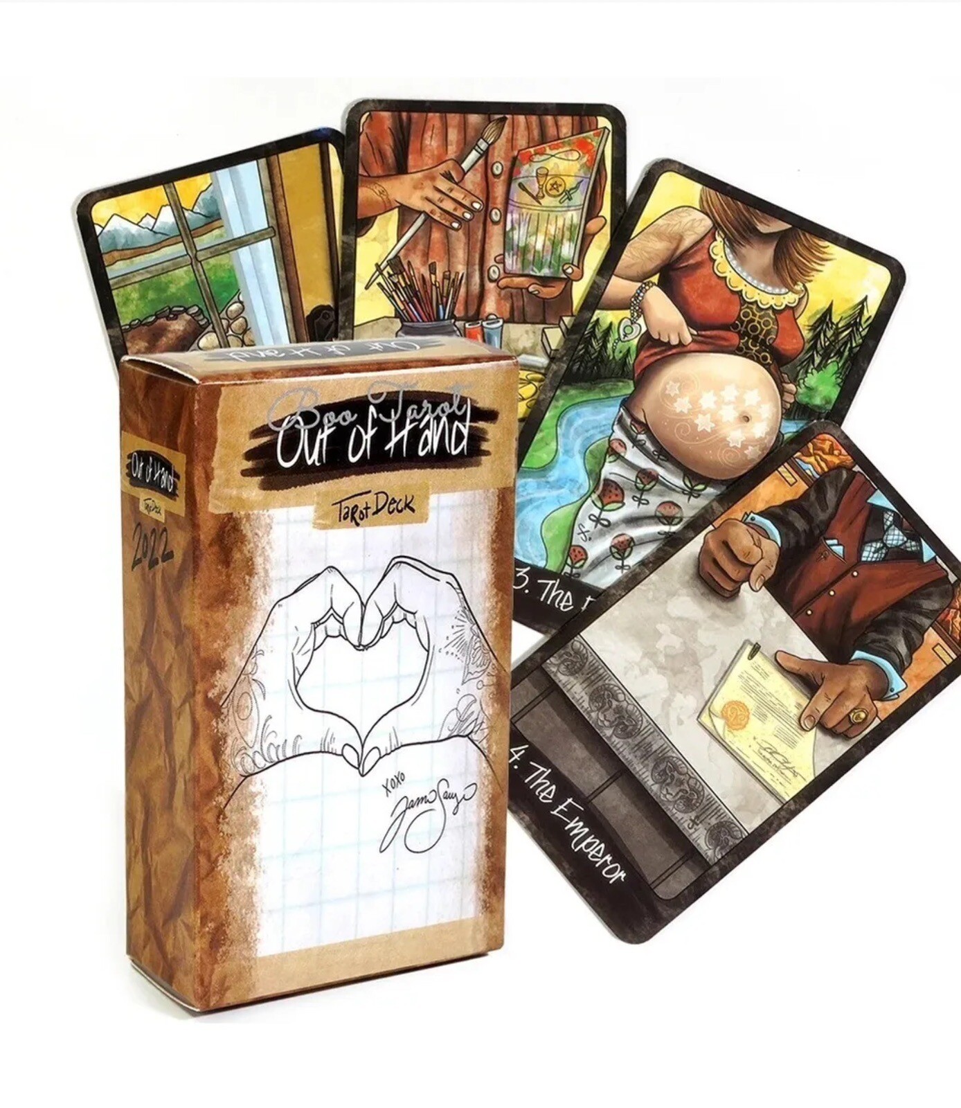 Out Of Hand Tarot Deck Card Travel Version Pocket Size Designed All ...