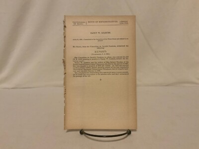 Antique 1890 Government Report Maj. Robert Warden 28th Pennsylvania Vol ...