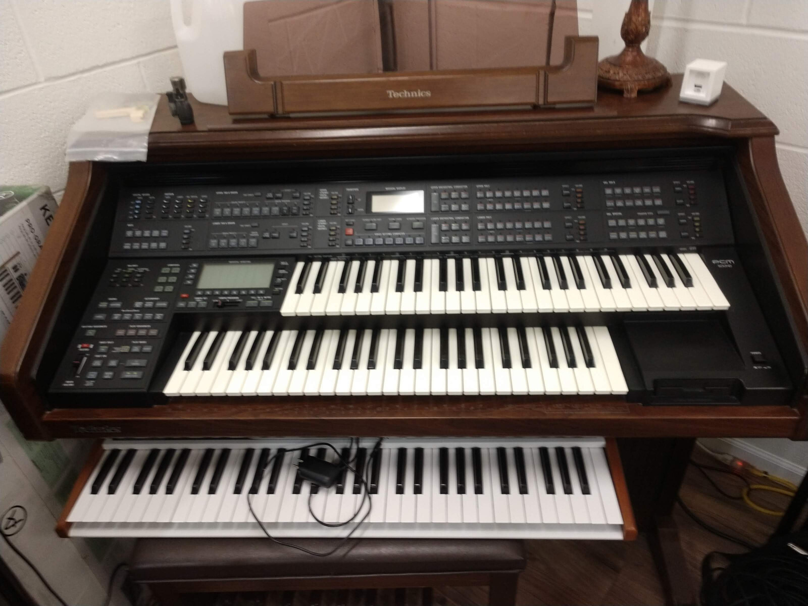Technics SX-GX5 Electronic Organ Great PCM Sound Synthesizer PIANO | eBay