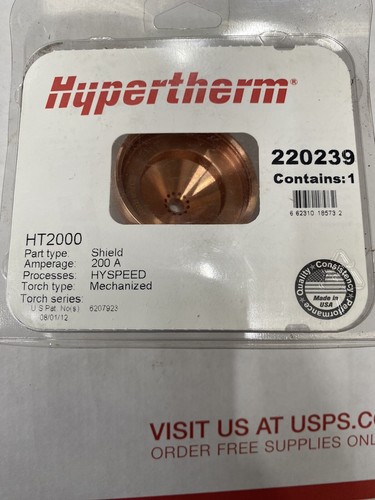 Hypertherm 220239 Genuine HYSPEED 200A Shield HT2000 200A Brand New | eBay