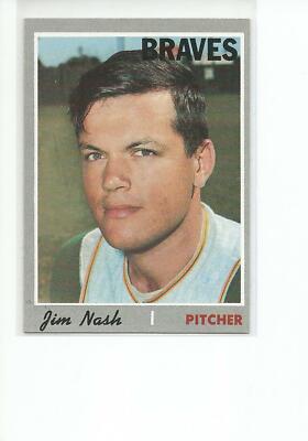 JIM NASH 1970 Topps Baseball card #171 Atlanta Braves EX+ | eBay