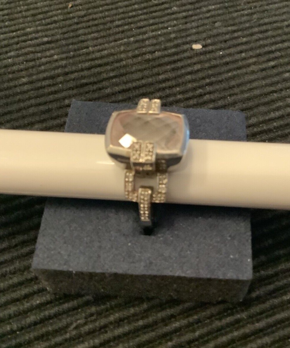 Beautiful Sterling Silver 925 Ring With Pave Diamonds JTV Brand | eBay