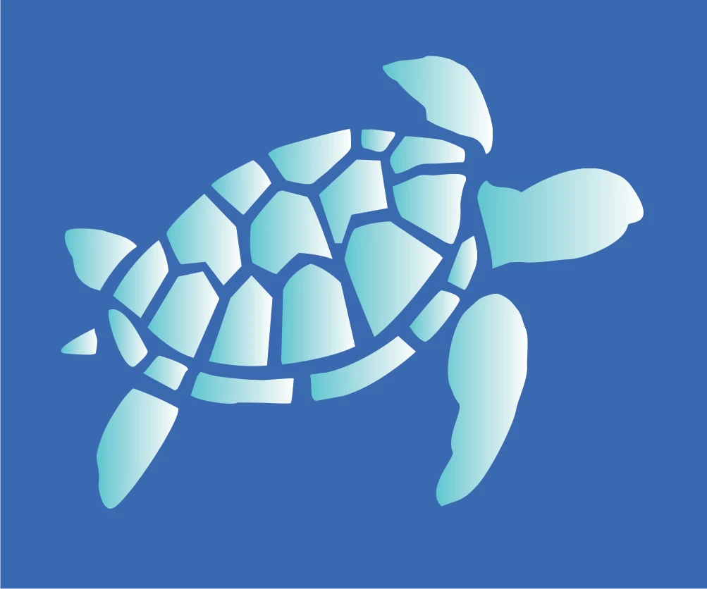 Turtle Stencil