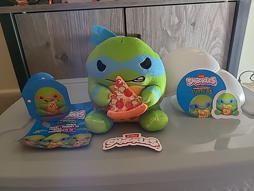 ZURU SNACKLES 5" Leonardo Plush With Pizza - Teenage Mutant Ninja ...