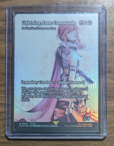 MTG Lightning, Lone Commando - Isshin, Two Heavens as One Showcase Foil ...
