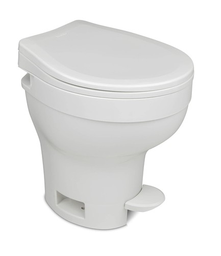 Thetford Aqua Magic VI RV Toilet Standard White Foot Flush Space Saving ...