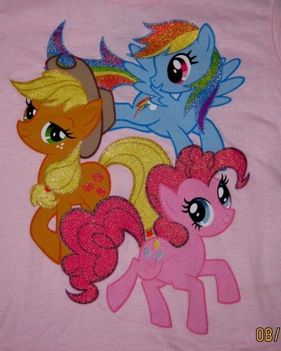 My Little Pony Toddler Glitter Tee Toddler Girls T-Shirt 2T, 3T or 4T ...