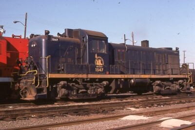 CNJ #1547 ALCO RS-3 Locomotive Roster Shot - Original Slide | eBay