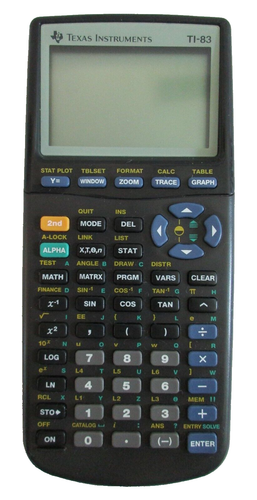 TI-83 Graphing Calculator w/Slip Case Texas Instruments Tested and ...