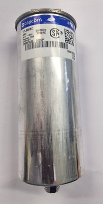 LOT OF 2 CAPCOM STUD MOUNT CAPACITOR 27L898BC, 45uf, 50/60Hz, 370VAC, ± ...