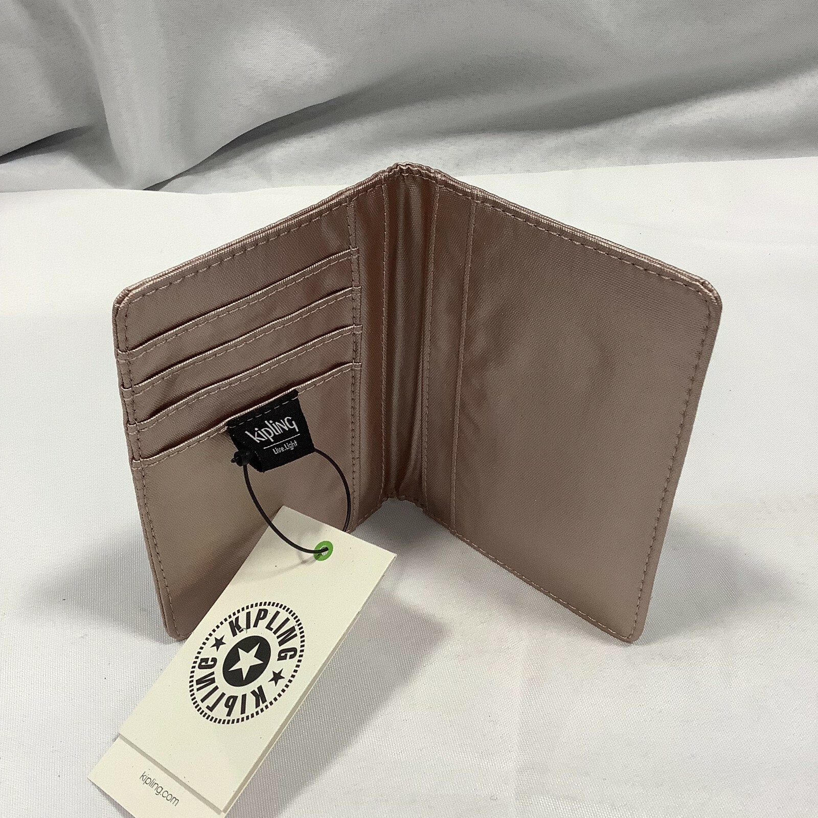 KIPLING PASSPORT Case Holder Wallet Quartz Metallic for sale online | eBay