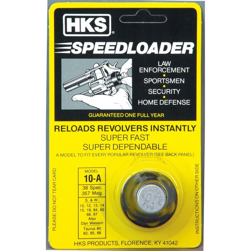 HKS 10A Revolver Speedloader .38/.357 for S&W K Frame & Taurus Mid ...