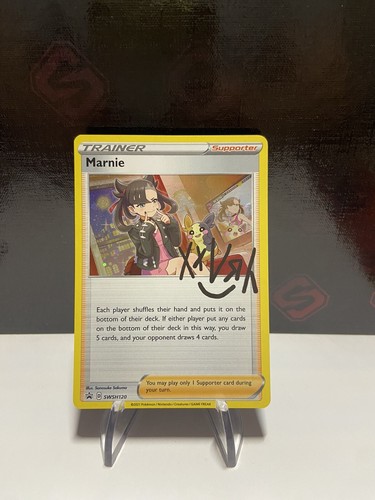 Pokemon Marnie SWSH120 Karte Mary Signature Black Star Promo Holo EN NM ...