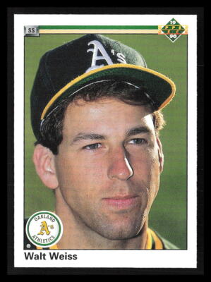 Walt Weiss 1990 Upper Deck #542 Oakland Athletics | eBay