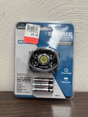 Cyclops 350 Lumen LED Headlamp & Iprotec 180 Lumen LED Penlight Combo ...
