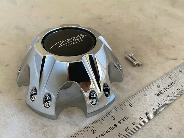 MB Wheels Vortex 6 Lug Wheel Center Hub Cap Chrome Bolt on Bc-820 6x139 ...
