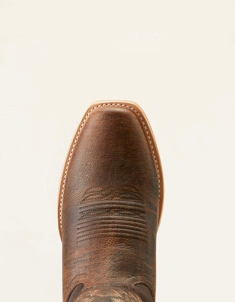 New Men's Authentic ARIAT Ringer Brown Leather 14" Western Cowboy Boots ...