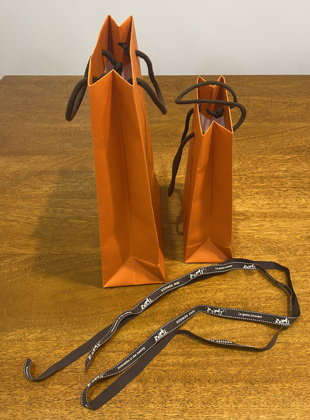 Authentic HERMES Empty Gift Bags Packaging and Hermes… - Gem