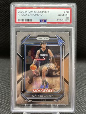 2022-23 Prizm Monopoly Paolo Banchero RC PSA 10 Gem Mint #66 Orlando Magic | eBay