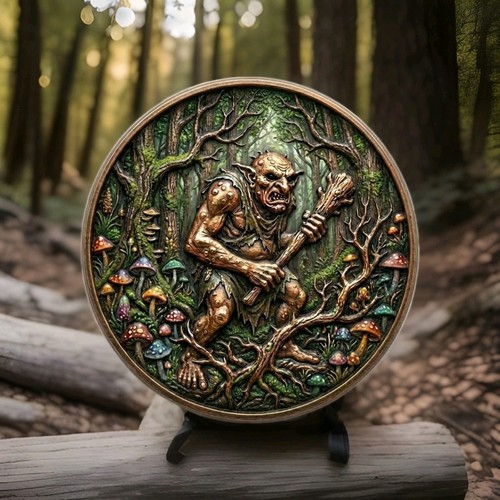 5oz Troy Ounces Fine Copper .999 The Troll Mythical Creatures Mintage ...