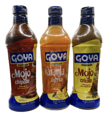 GOYA MOJO CRIOLLO-NARANJA AGRIA- MOJO CHIPOTLE TRIO PACK 24.50 OZ | eBay