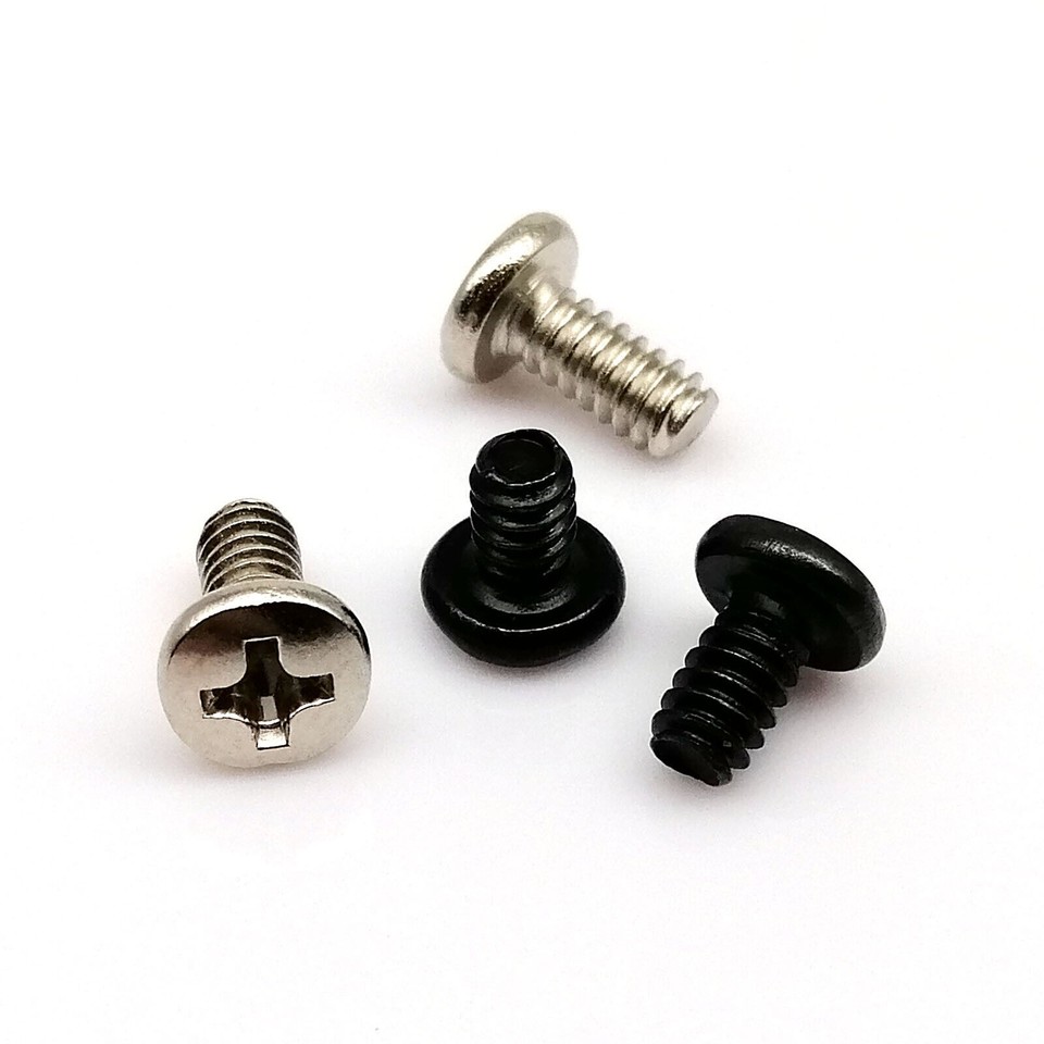 25/100 Case Phillips Flat Pan Head Hard Drive HDD Power PSU Screw DIY ...