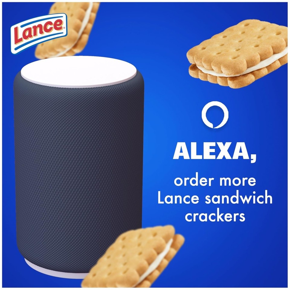 Lance Sandwich Snack Cookies Crackers, Nekot Vanilla Creme, 10 ...
