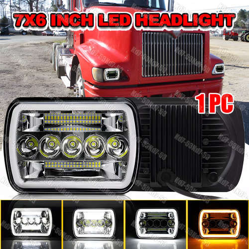1X 7X6'' LED Headlight Fit International Harvester 4700 4800 4900 8100 ...