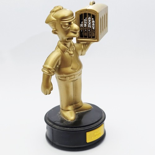 Burger King The Simpsons Movie 4" Gold Statue Russ Cargill German ...