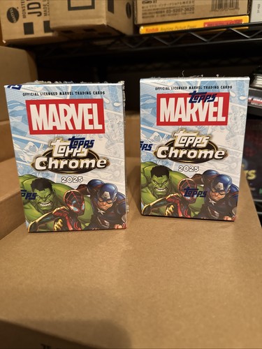 2025 Topps Chrome Marvel Blaster Box NEW Factory Sealed | eBay