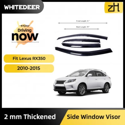 Fits Lexus RX350 2010-2015 Side Window Visor Sun Rain Deflector Guard ...